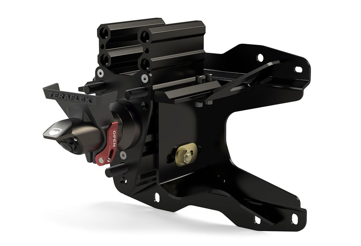TERAFLEX Alpha HD Adjustable Spare Tire Mount Kit (5×5”) for Jeep Wran