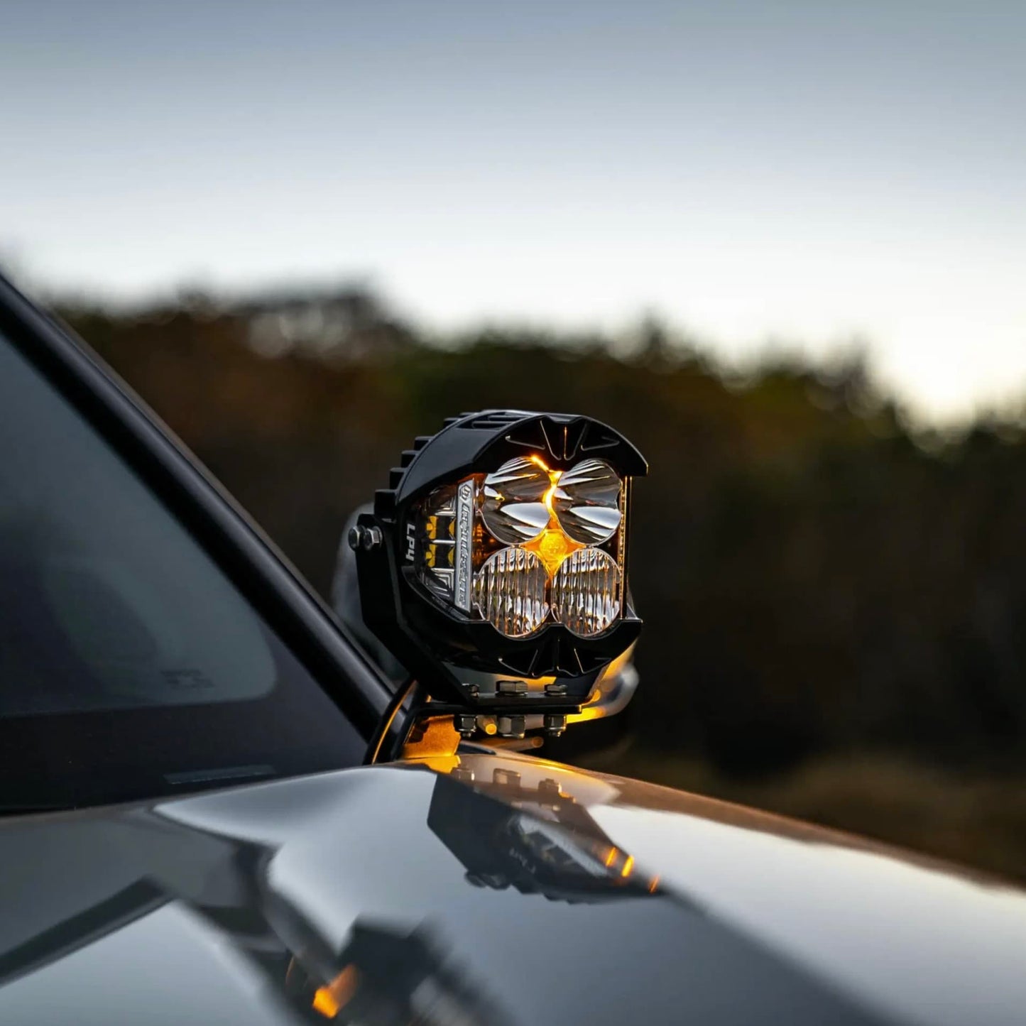 Capra 2 Pcs 5 Inch Yellow LED Light with DRL