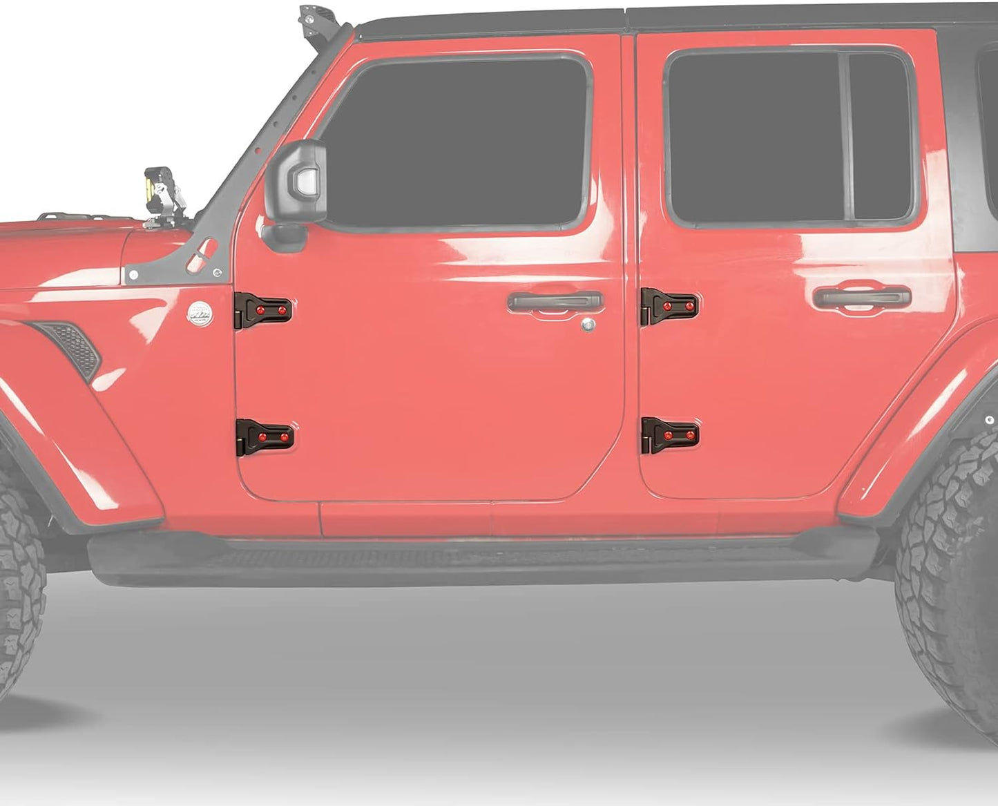 Hooke Road for Jeep Door Hinge Jeep Wrangler JL Unlimited 4-Door 2018-